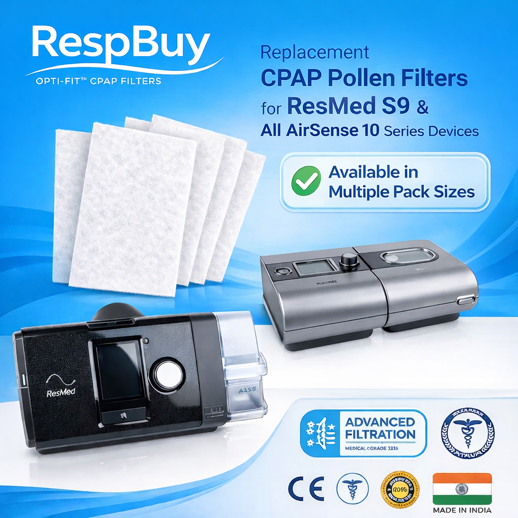 RespBuy Premium Compatible Filters for ResMed S9 & S10 CPAP Machines ...