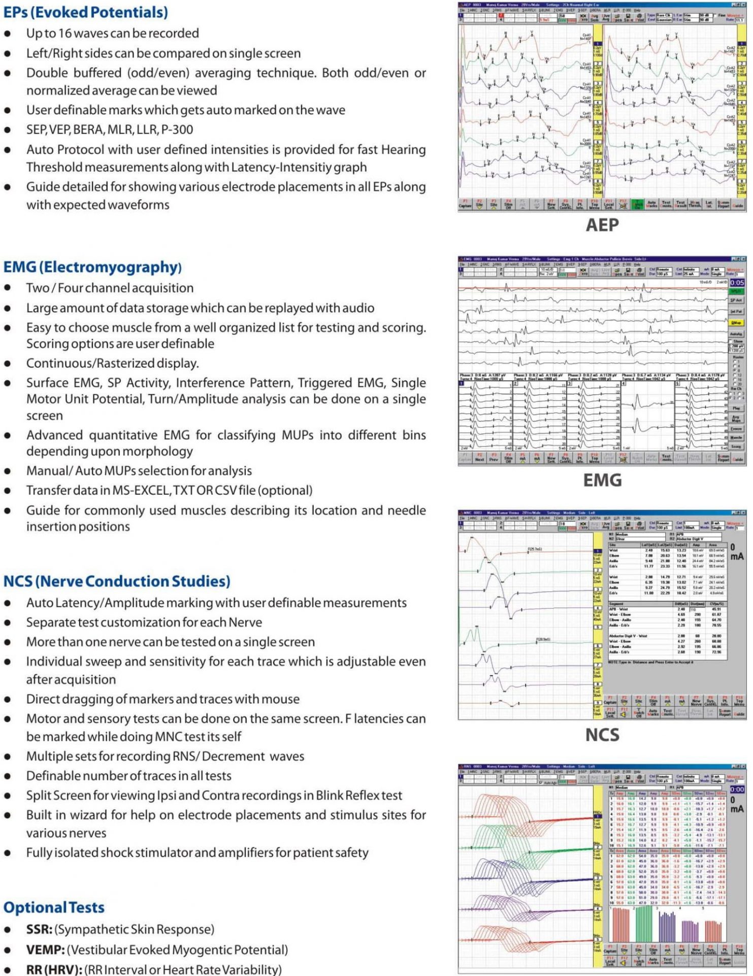 RMS Salus Portable EMG Machine - RespBuy