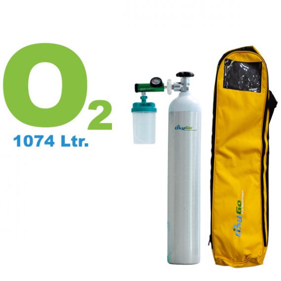 OxyGo Optimax 1074ltr Oxygen Cylinder - RespBuy