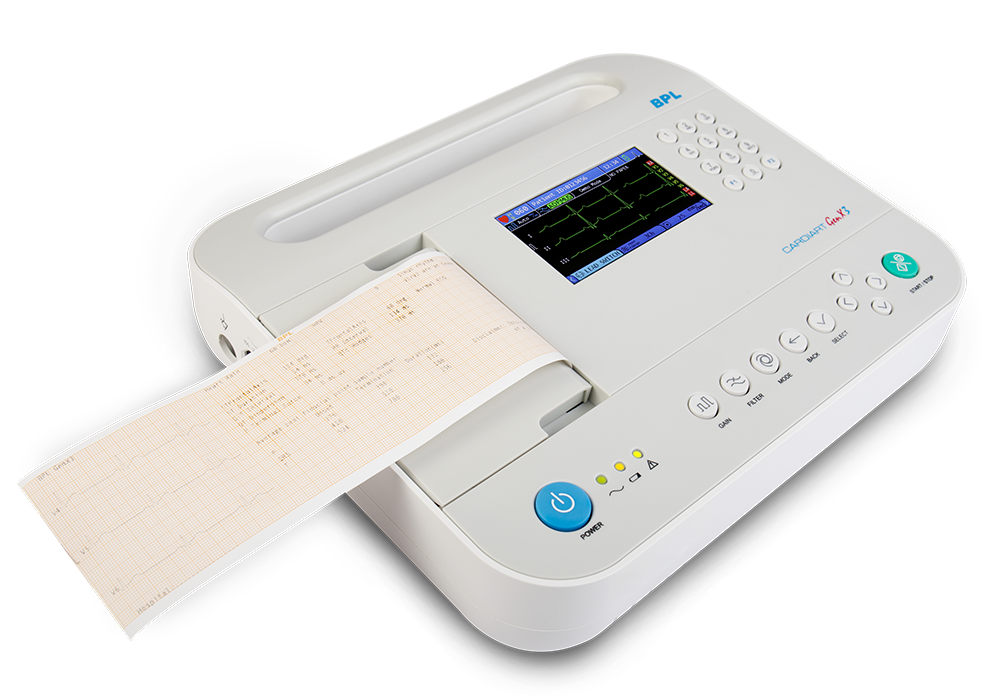 BPL Cardiart GenX3 3-Channel ECG Machine - RespBuy