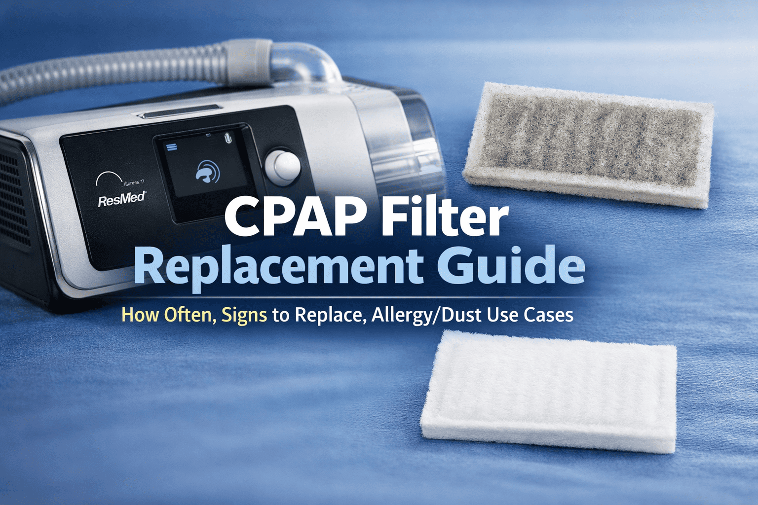 CPAP Filter Replacement Guide: How Often, Signs to Replace, Allergy ...